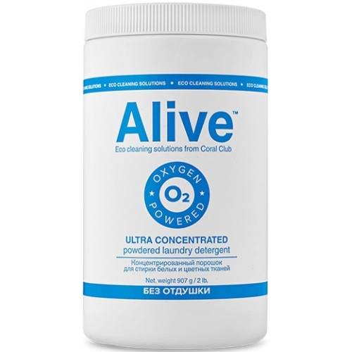 Alive Concentrated washing powder for white and colored fabrics (907 g ...